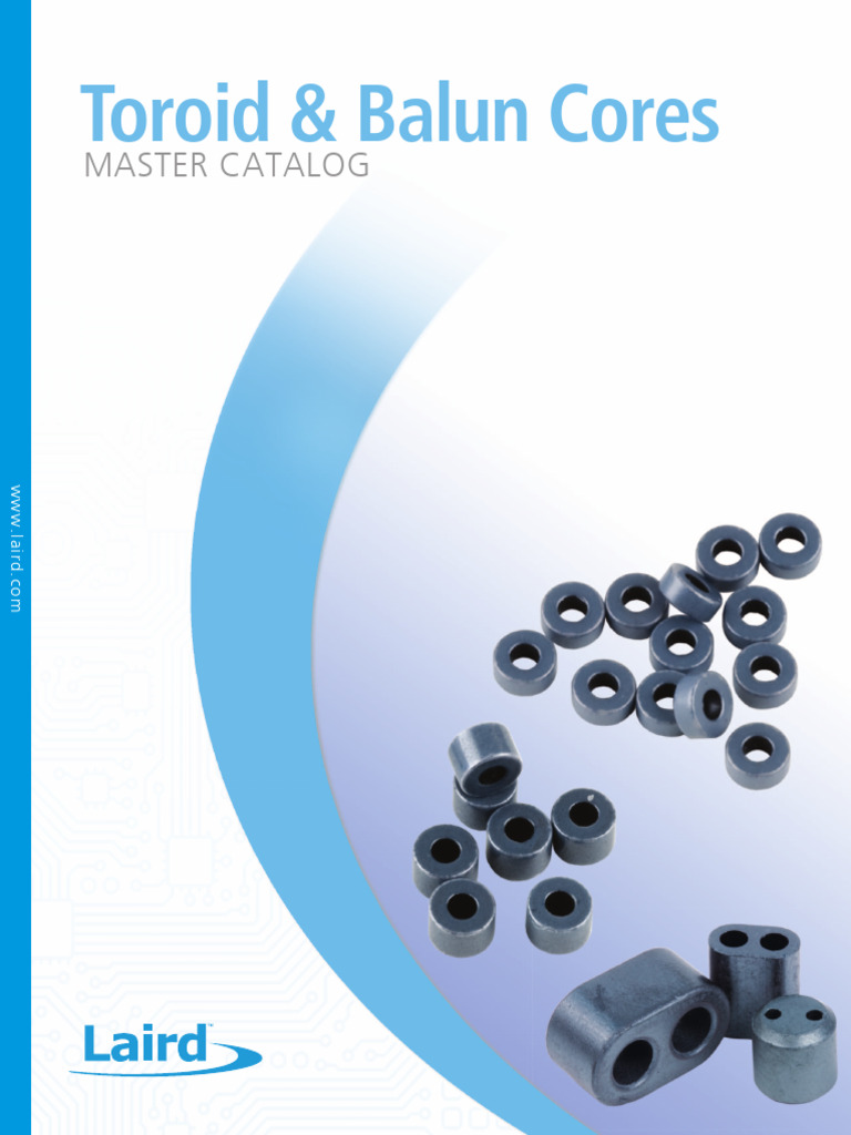 Toroid & Balun Cores Catalog 2020 | PDF | Electrical Resistivity And ...