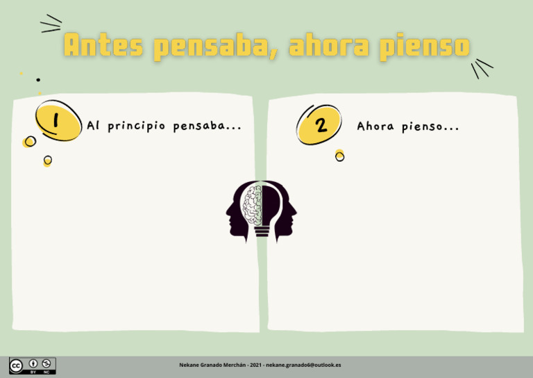 Antes Pensaba, Ahora Pienso | PDF