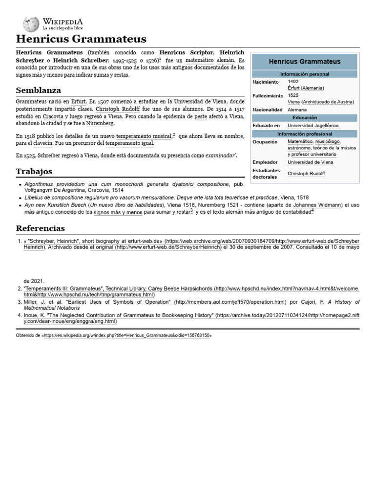 Henricus Grammateus | PDF | Musicología | Escritores alemanes