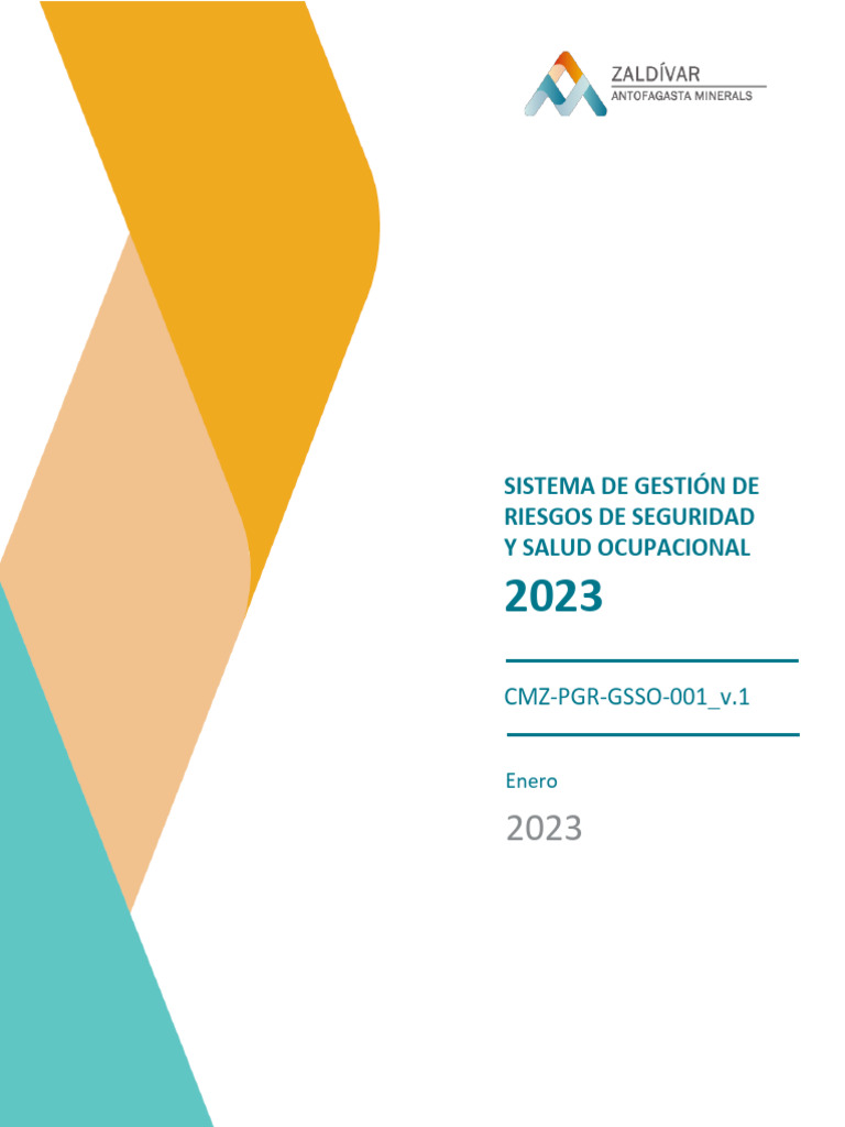 CMZ_PGR_GSSO_001-PROGRAMA DE GESTIÓN DE RIESGOS SSO 2023 CMZ-V01 ...