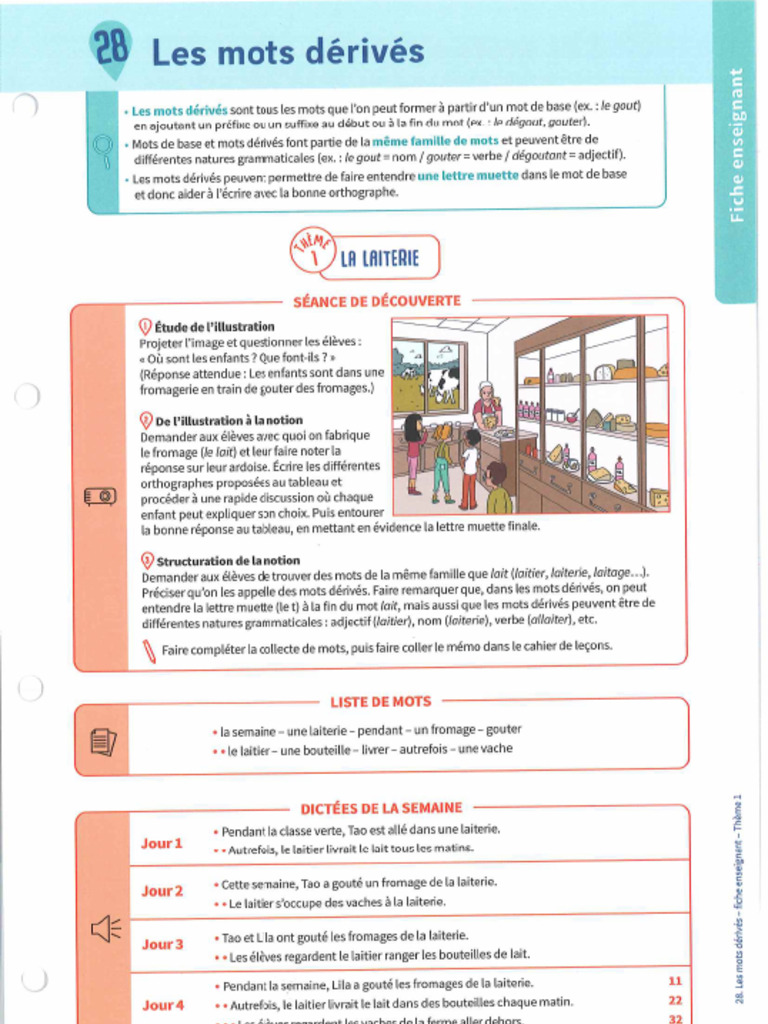 Graphemo Les Mots Dérivés | PDF
