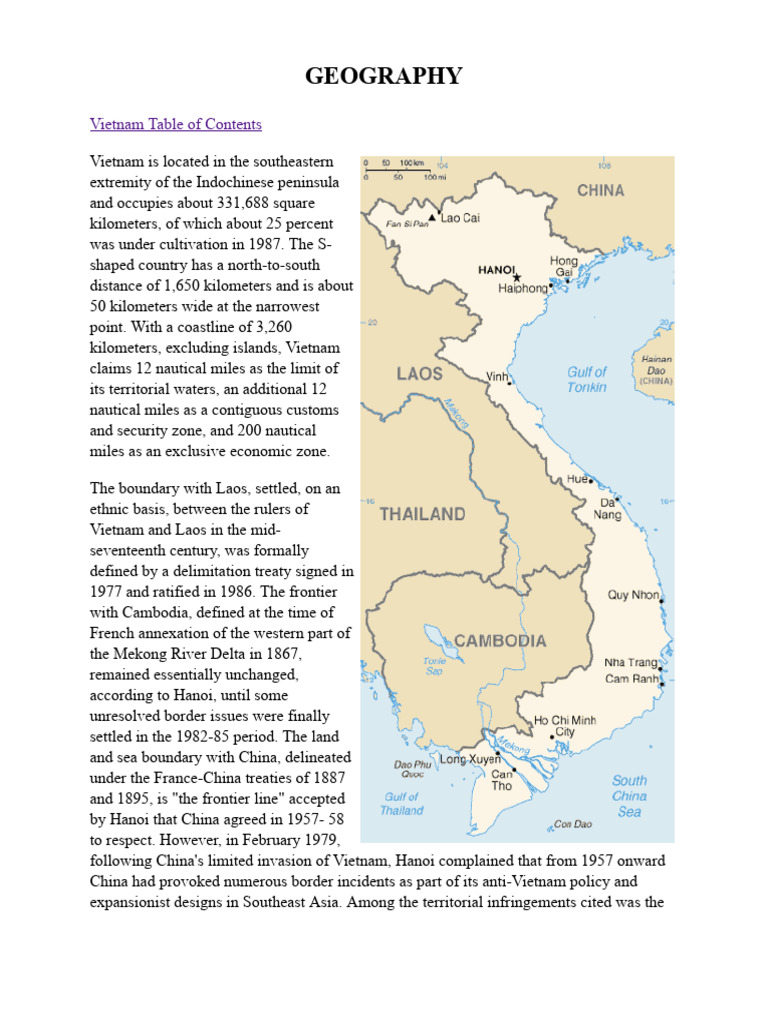 Vietnam - Geography | PDF | Mekong | Vietnam