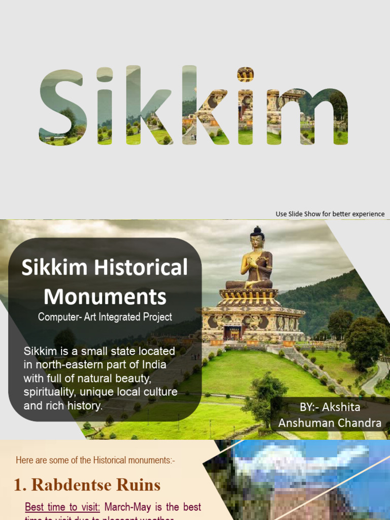 Sikkim's Historical Monuments Guide | PDF | Indian Religions | Indian ...