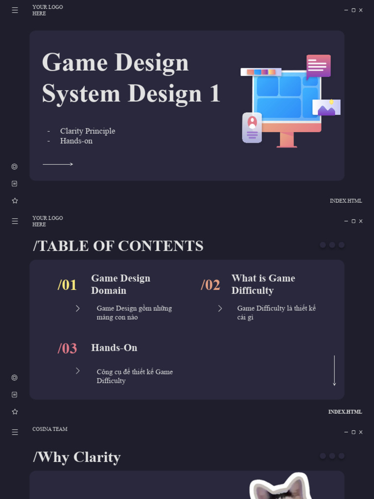 GD Training Slided Bu I 2 - Game Design - Clarity Principe and ...