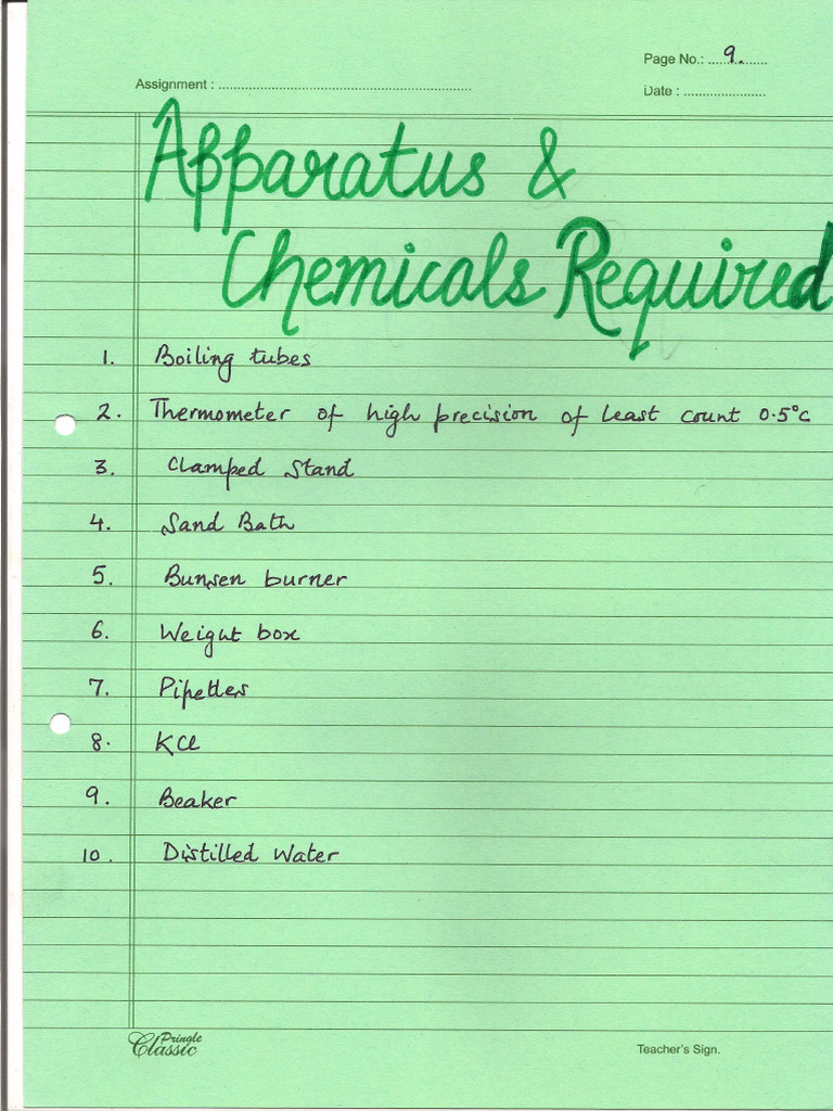 MOLAR MASS OF KCL 2 | PDF