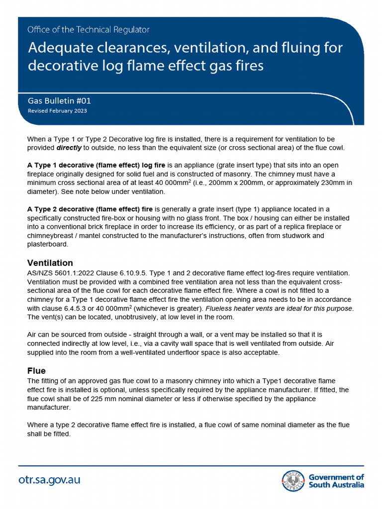 Gas-Bulletin-01-Decorative-log-flame-effect-gas-fires | PDF | Fireplace ...