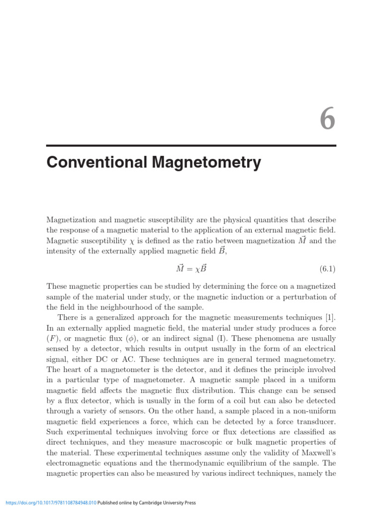 07.1 PP 93 124 Conventional Magnetometry | PDF | Magnetometer | Inductor