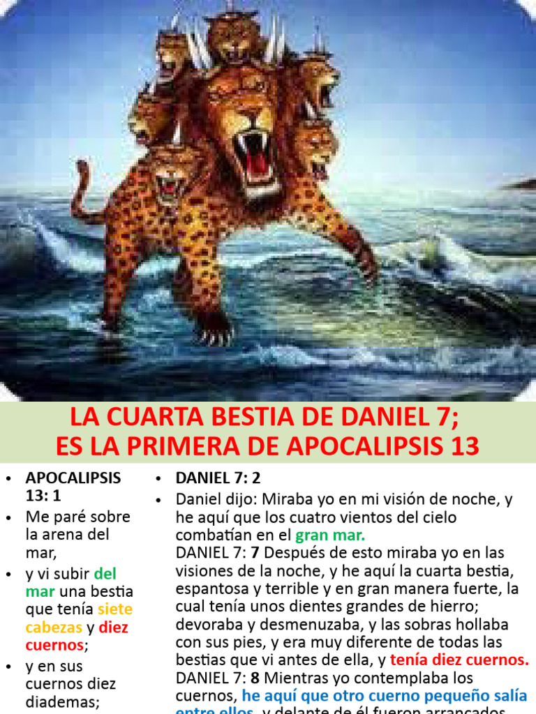 Apocalipsis 13 | PDF | Libro de revelación | Satán