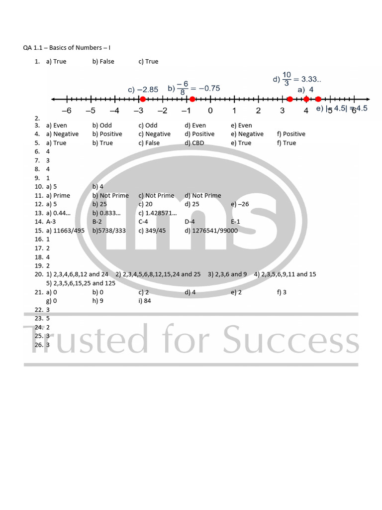 CMAT - Module 1 Answer Key (QA - LR) | PDF | Teaching Methods ...