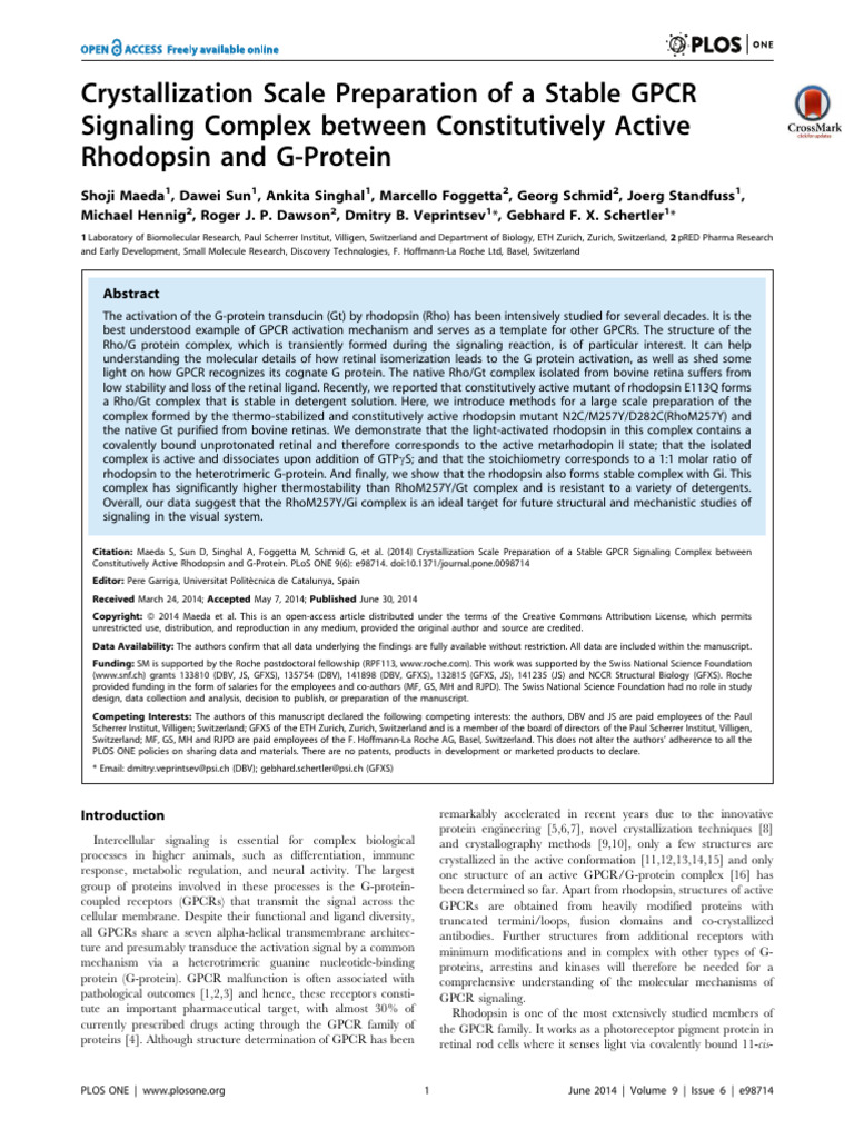 Crystallization Scale Preparation of A S | PDF | Protein Purification | Biology