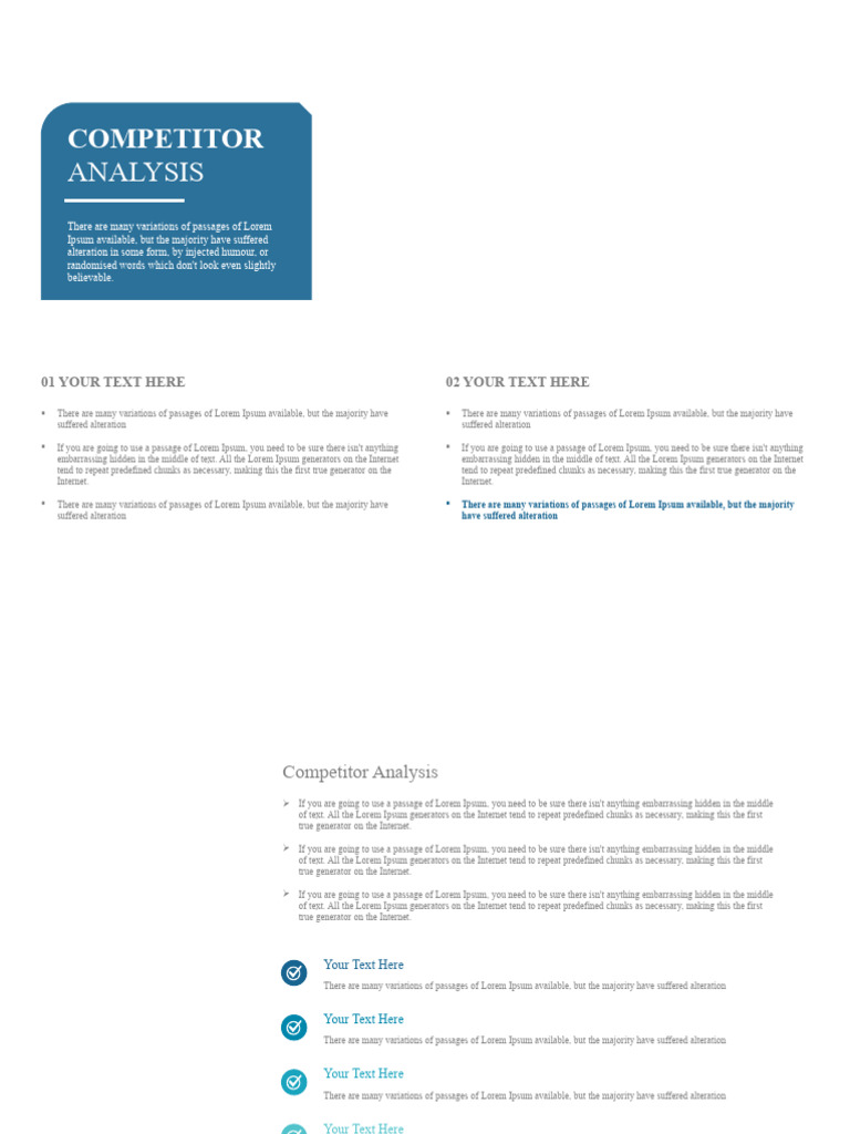 Competitor Analysis and SWOT Insights | PDF | Swot Analysis