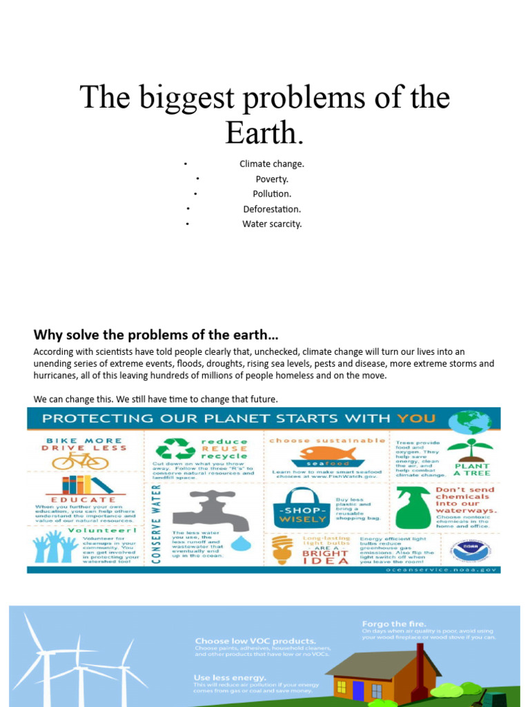 Presentation Solve Earth's Problems | PDF | Science & Mathematics