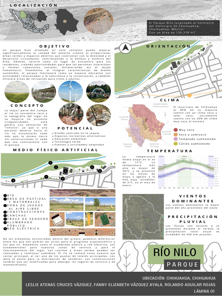 Consigna06 - Lámina - Parque Rio Nilo - Aguilar Rojas - Cruces Vázquez ...