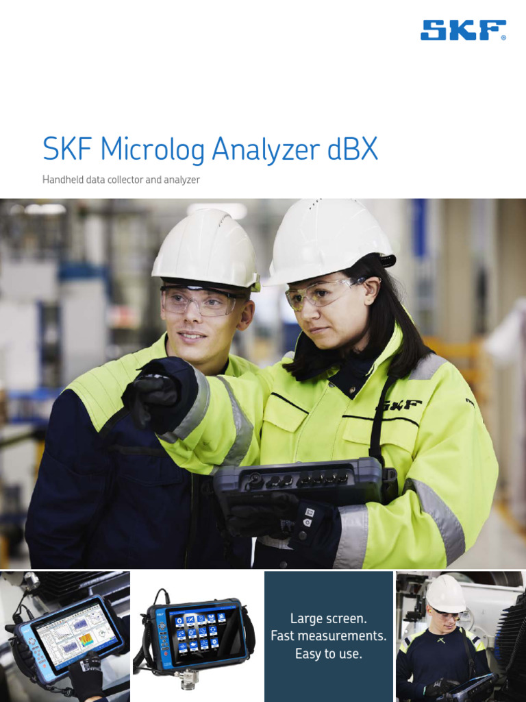 SKF Microlog Analyzer dBX Overview | PDF | Touchscreen | Usability