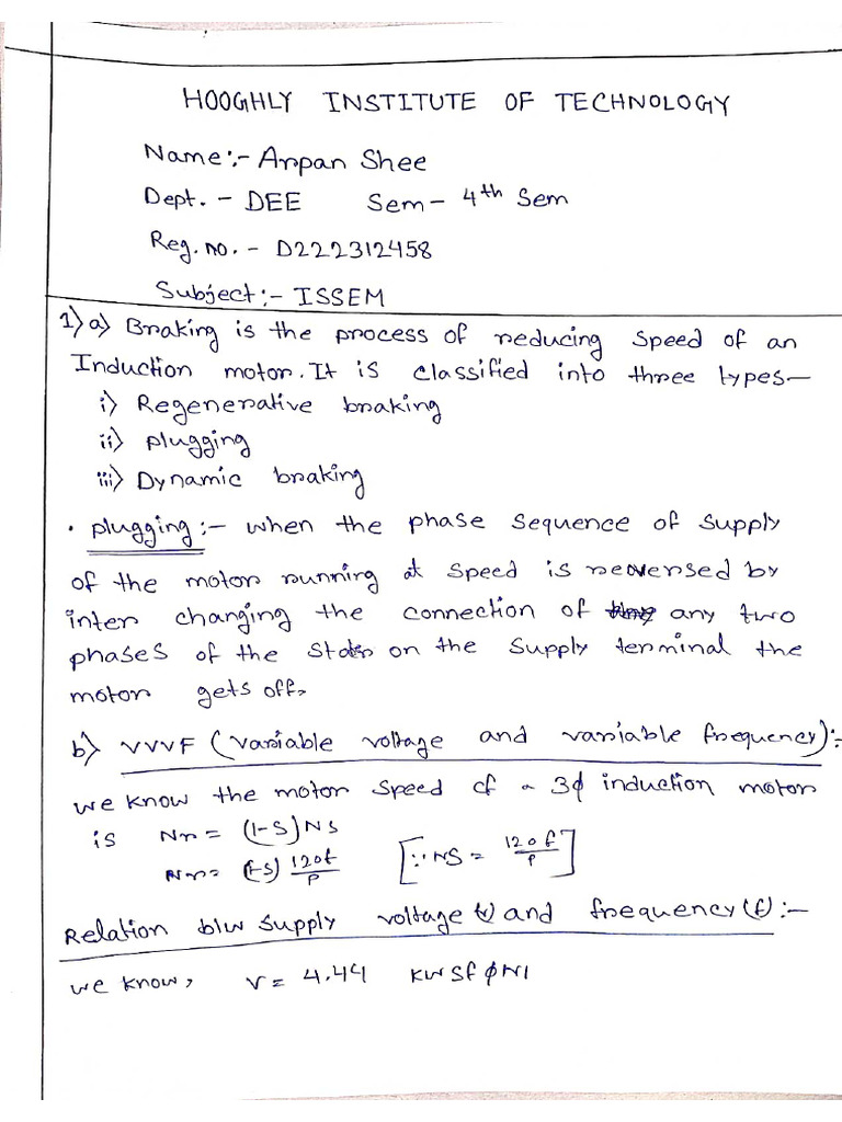 ISSEM 2nd Internal D222312458 | PDF