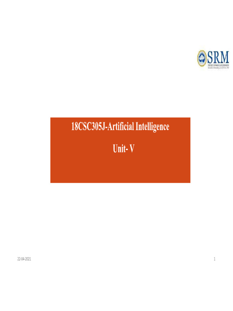 AI_UNIT5 | PDF