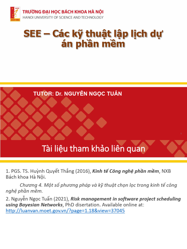 2-3SEE-Project scheduling slides | PDF