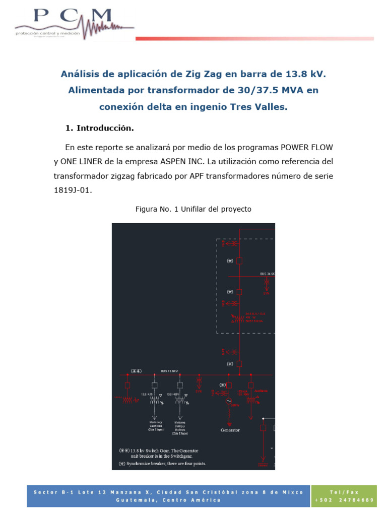 Análisis Zig Zag | PDF | Resistencia Eléctrica y Conductancia | Transformador