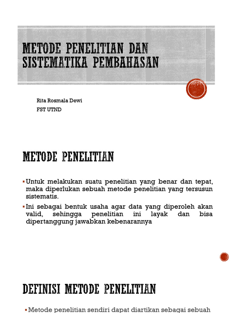 PTR 2640teknik Penulisan Ilmiah 3 | PDF