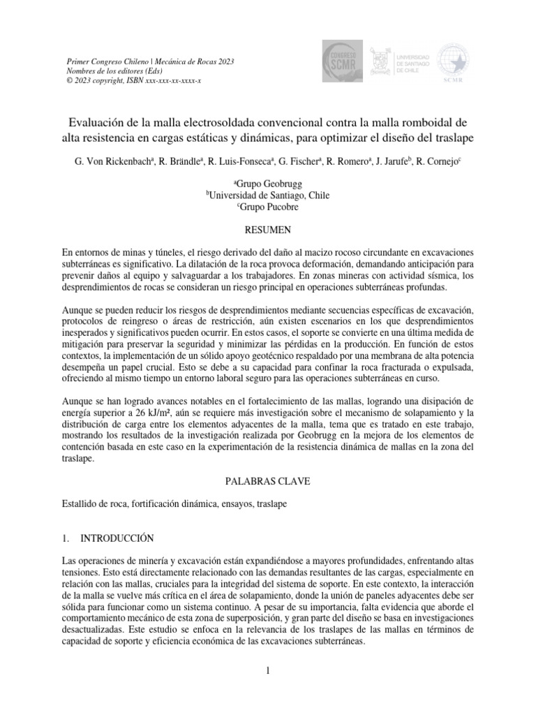 ANÁLISIS DEL COMPORTAMIENTO DE LA MALLA ELECTROSOLDADA DE ACERO NORMAL ...