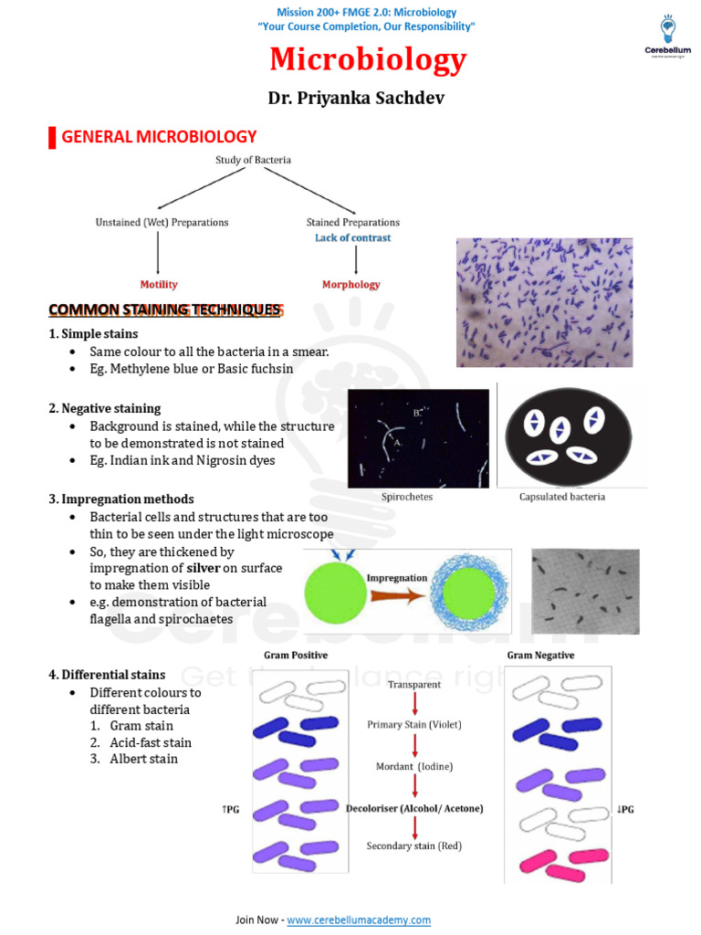 Mission 200+ FMGE 2.0 Microbiology by Dr. Priyanka Sachdev | Download ...