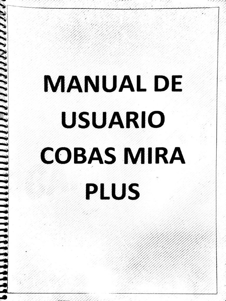 Manual de Usuário Cobas Mira Plus | PDF