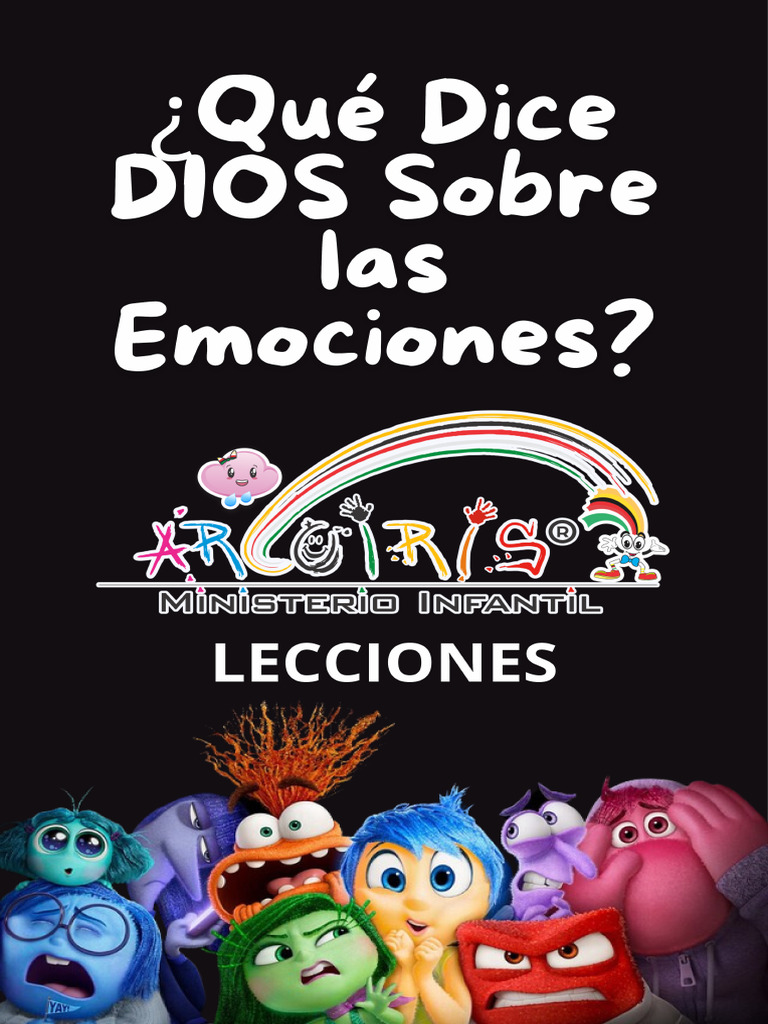 Que Dice DIOS Sobre Las Emociones Ministerio Infantil Arcoiris | PDF ...