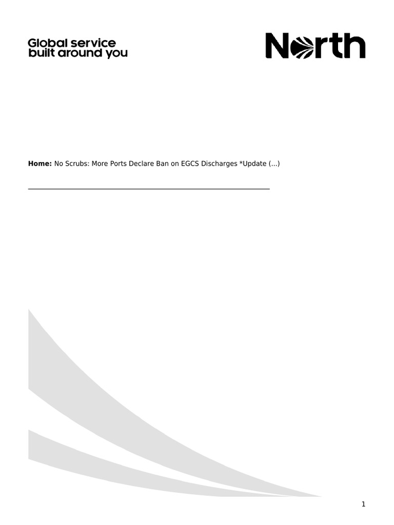 Updated List of Ports With Restrictions in Scrubbers | PDF | Port