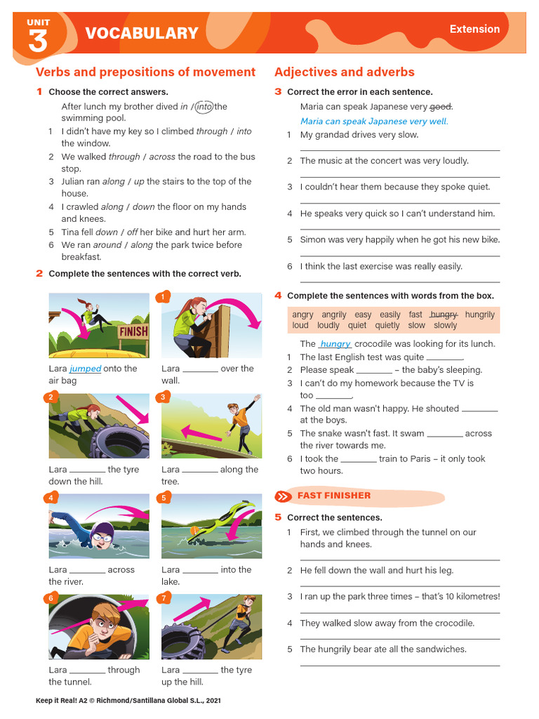 t5 Review U3 | PDF | Adverb | Grammar