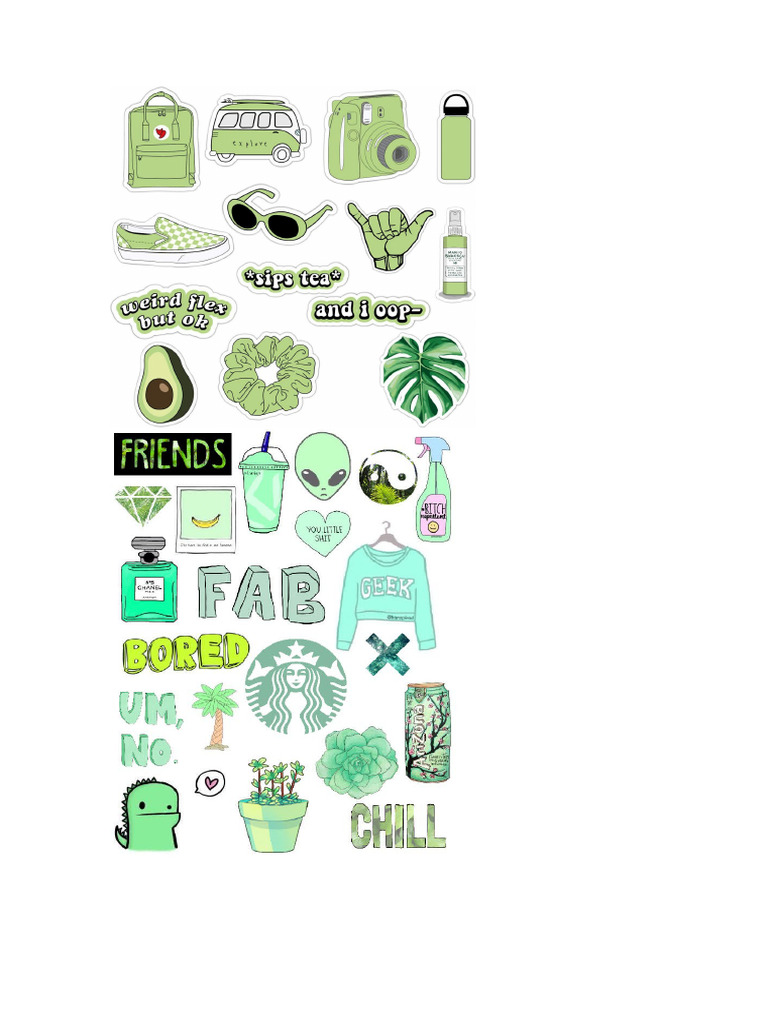 STICKERS AESTHETIC | PDF