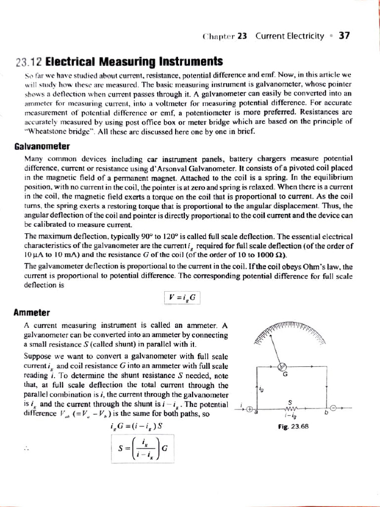 Electrical Instruments | PDF | Voltage | Measuring Instrument
