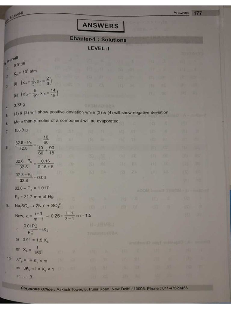 Class 12 Mod. 1. Chem. | PDF
