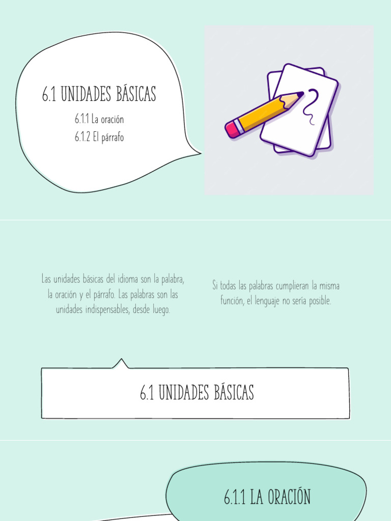 Estructura de Oraciones y Párrafos | PDF | Verbo | Oración (Lingüística)