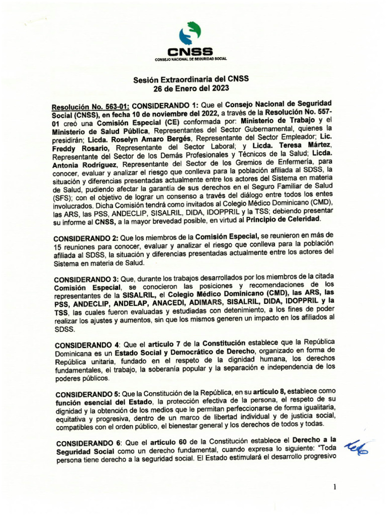 Resol. No. 563-01 | PDF