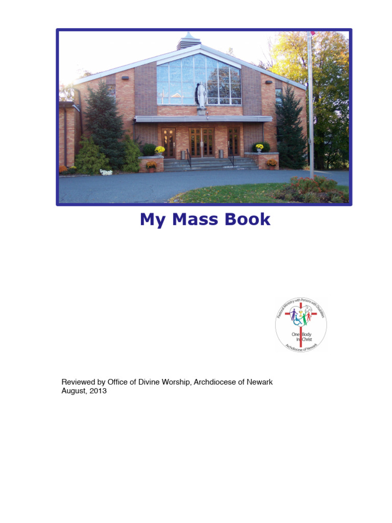 My Mass Book Picture TABLET | PDF | Lord's Prayer | Eucharist
