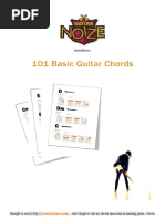 14 Easy Guitar Chords for Beginners | PDF | Guitars | Elements Of Music