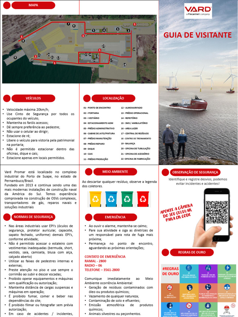 Guia de Segurança e Localização Vard Promar | PDF