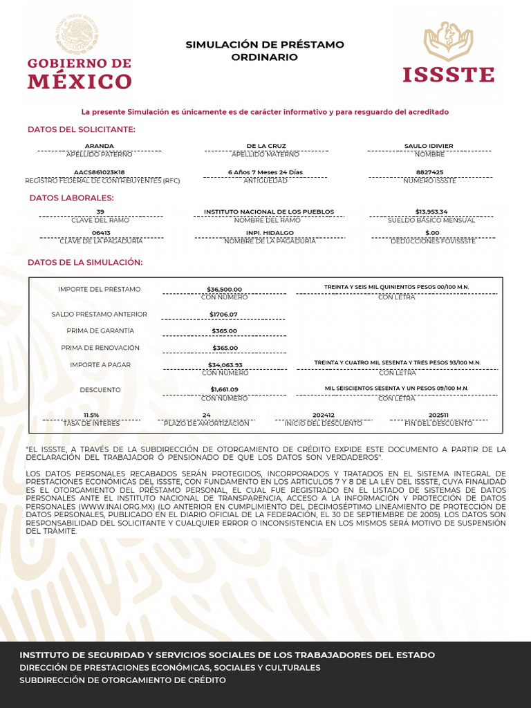ServletGeneraPDF Issste | PDF