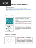Lista de Exercícios de Grafos Com Gabarito | PDF | Teoria dos Gráficos | Vértice (teoria dos ...