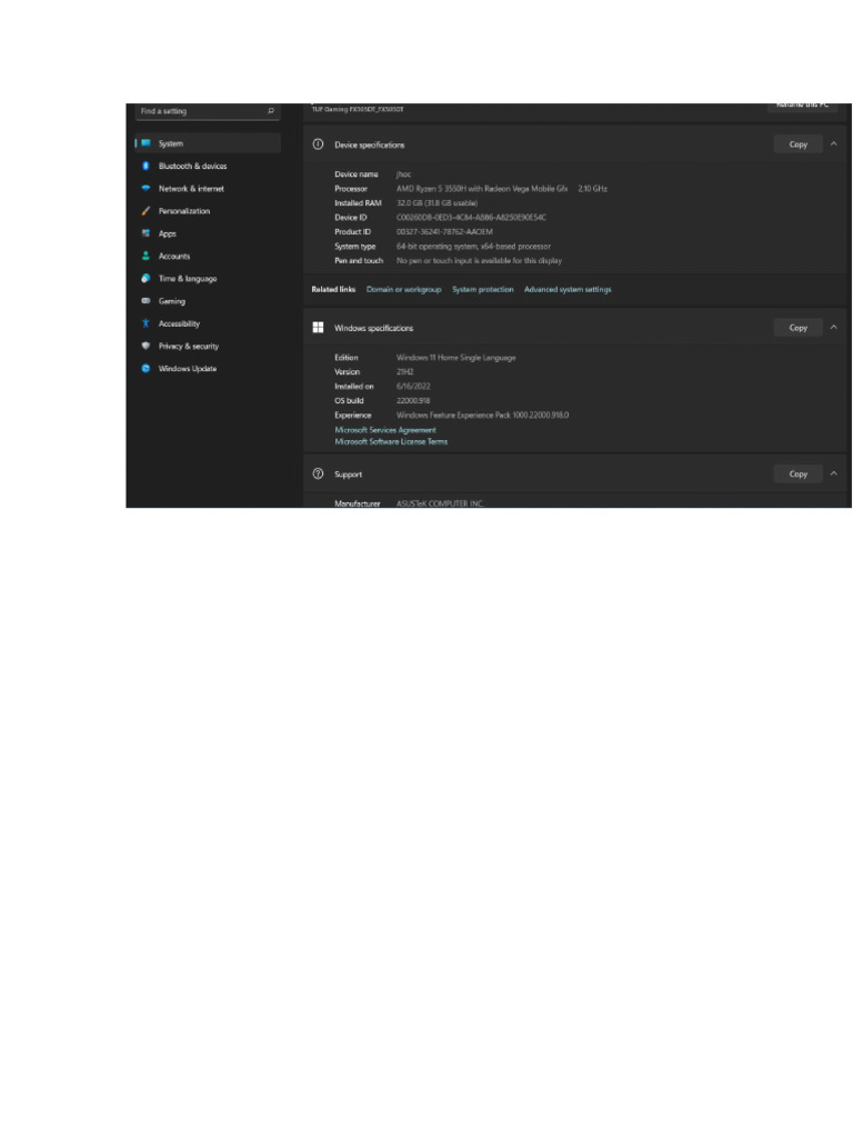 computer specs | PDF