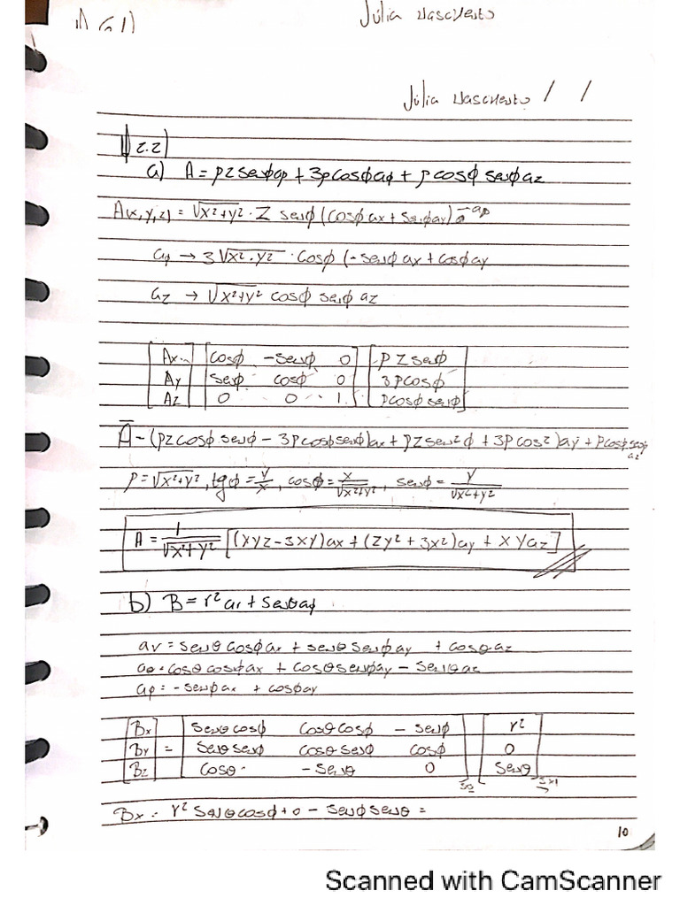Lista Eletromag Unit1 | PDF