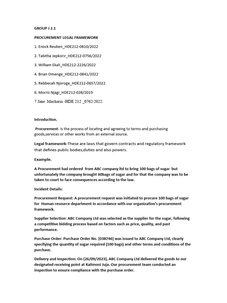 Procurement FULL | PDF | Procurement | Supply Chain