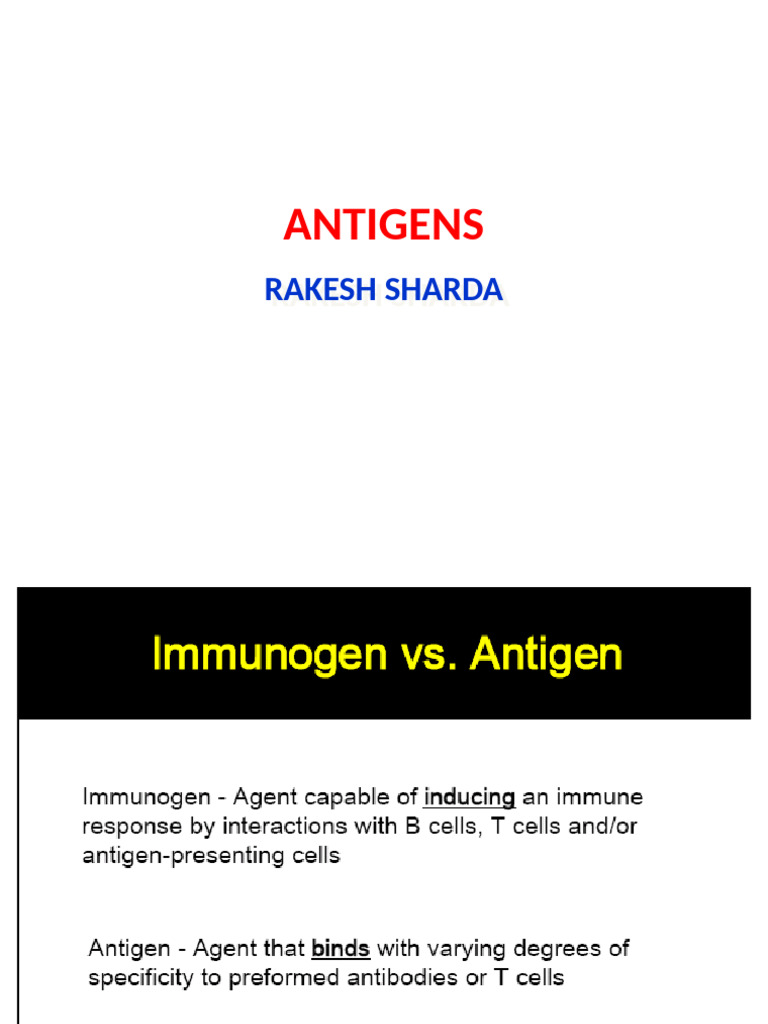 Antigens | PDF | Antigen | Epitope