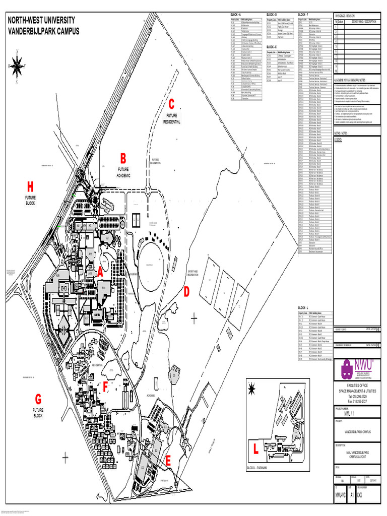 2024.Vanderbijlpark-Campus-Map | PDF