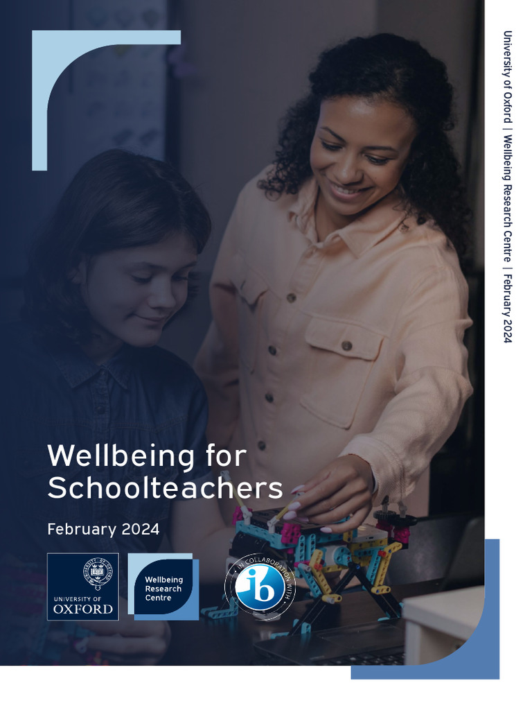 Wellbeing For Schoolteachers Final Report | PDF | Teachers | Well Being