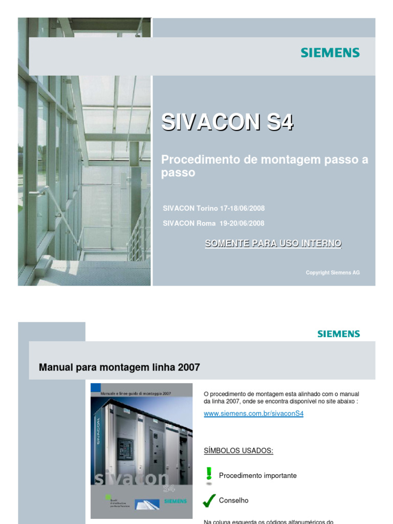 Manual Sivacon S4 - P - P | PDF