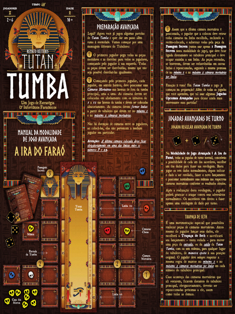 Tutan Tumba Manual de Regras Avancado 260150 | PDF