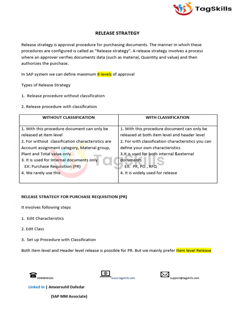 Release Strategy - PR | PDF | Computing