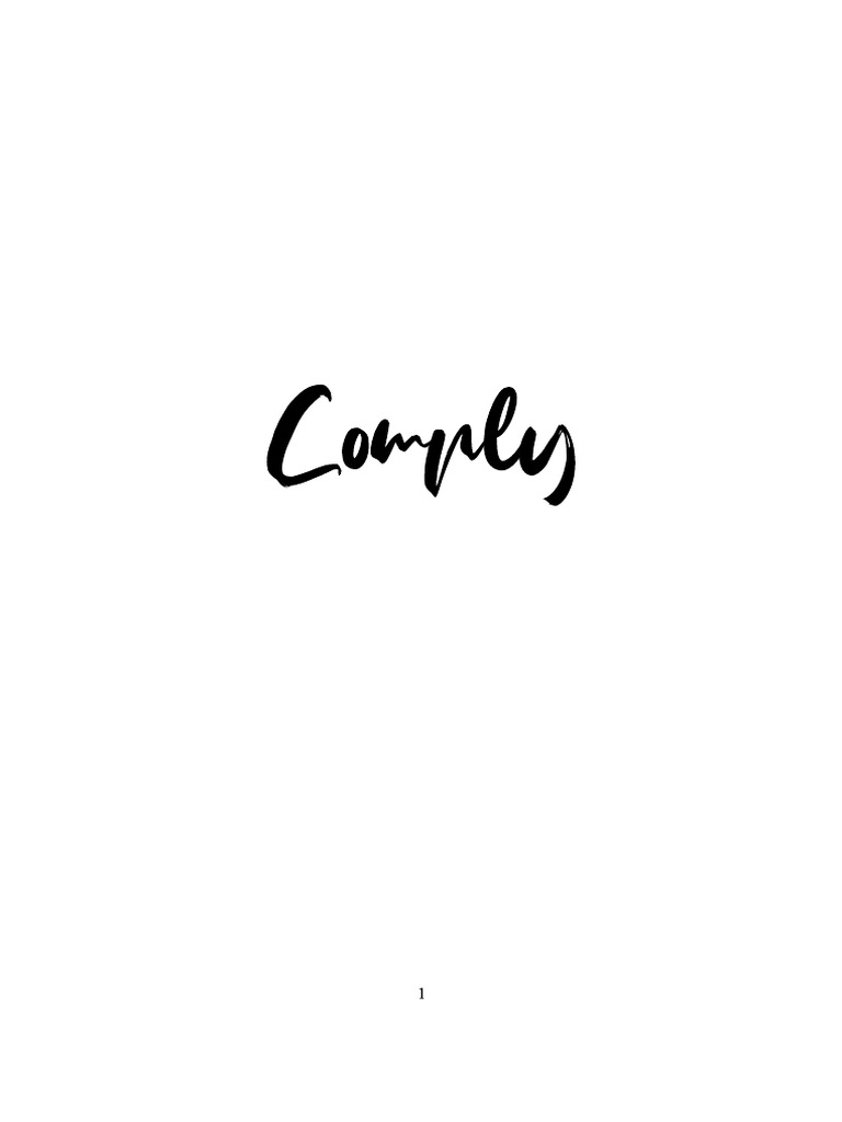 Comply by Fraser Parker | PDF
