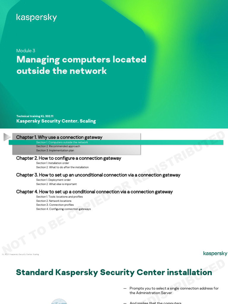 KL 302.11 Module3 Managing Outside Computers v1.62 en | PDF | Wide Area ...